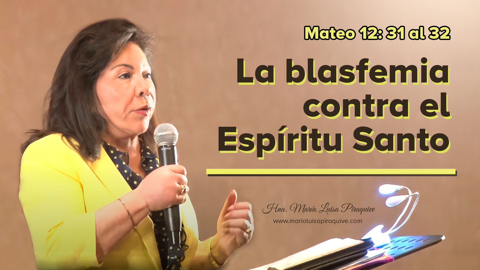 La Blasfemia Contra El Espíritu Santo Mateo 12 31 Al 32 Hna María