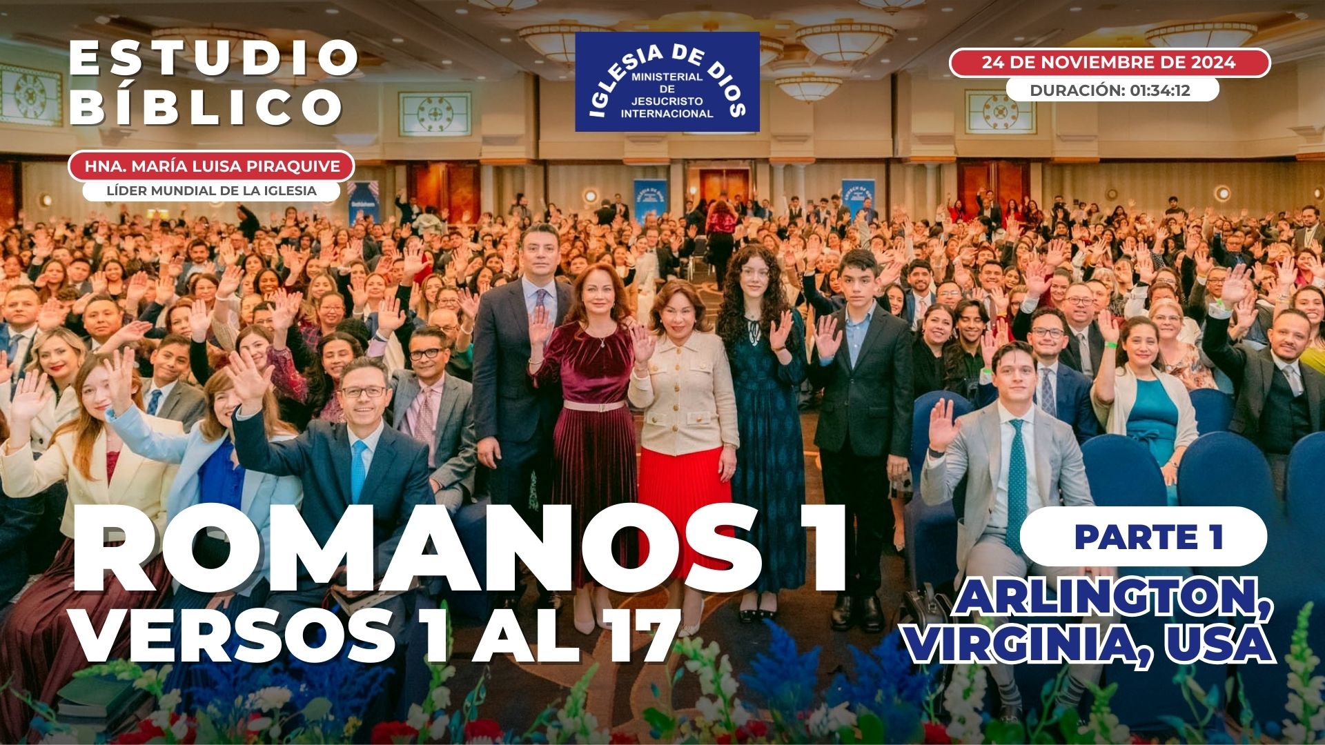 Estudio Bíblico: Romanos 1 Versos 1 al 17 (Parte 1) - Arlington ...